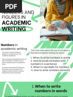 APA 7 Numbers and Statistics Guide | PDF
