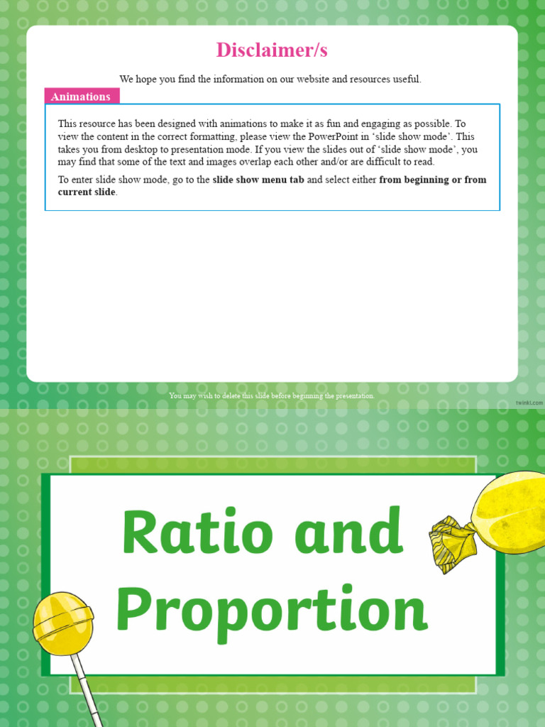 t2 M 102 Ratio and Proportion Powerpoint - Ver - 7 | PDF | Muffin | Foods