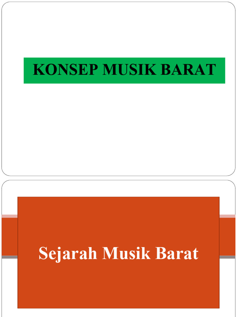 Sejarah Perkembangan Musik Barat | PDF