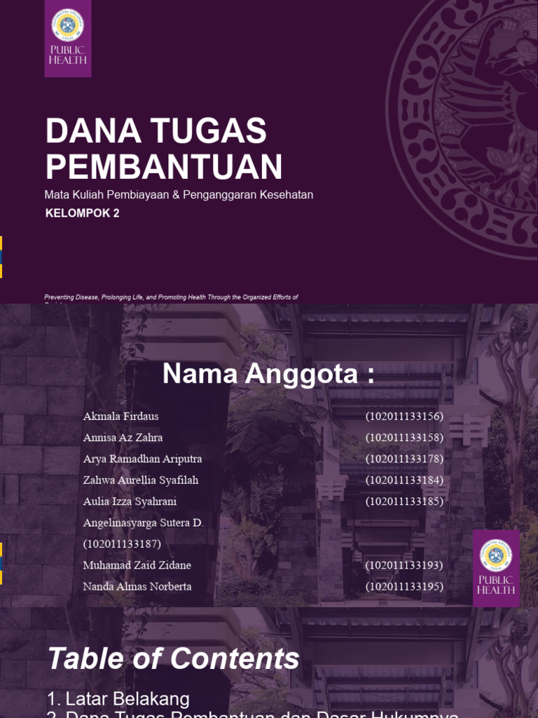 Dana Tugas Pembantuan Kelompok 2 Tm 11 | PDF