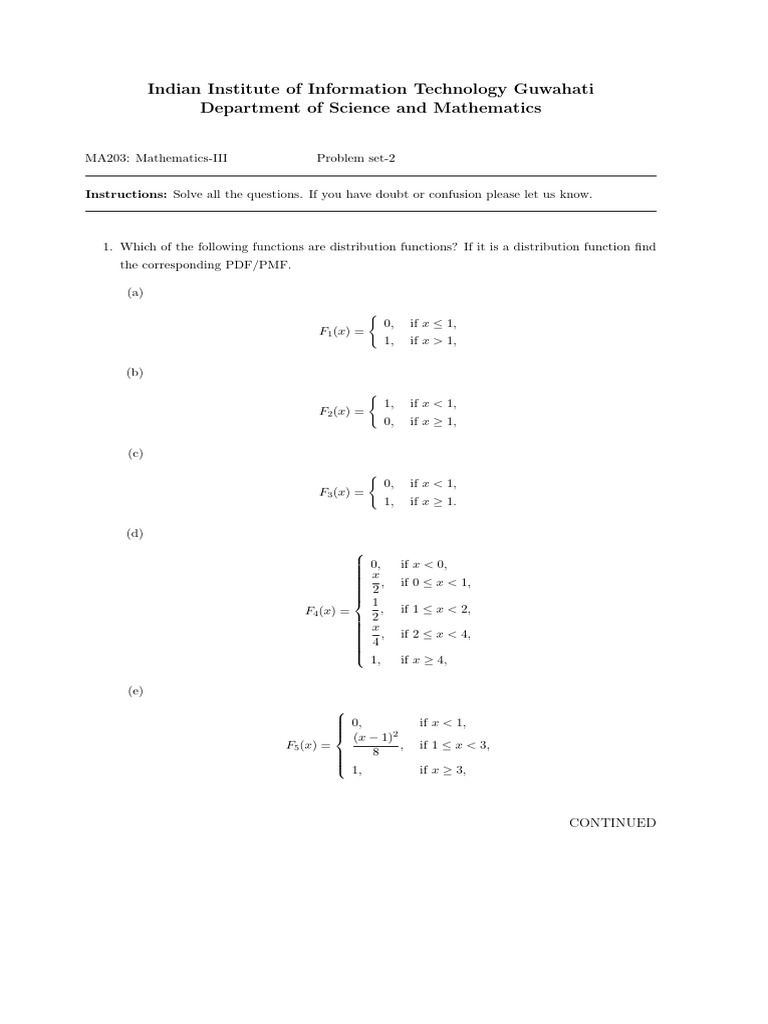 Problem Set 2 2022 | PDF | Mathematics | Mathematical Analysis