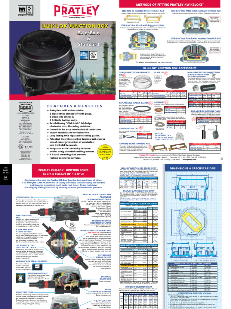 Klik Lok Box Leaflet | PDF | Electrical Connector | Mechanical Engineering