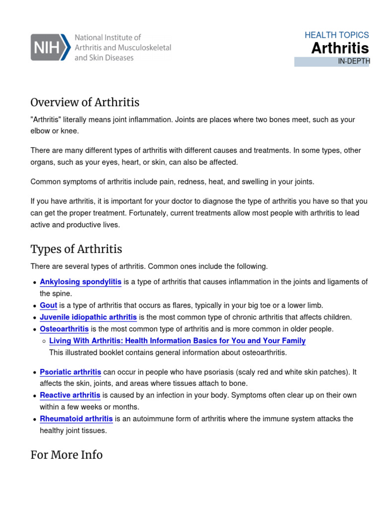 Arthritis en | PDF | Arthritis | Joint