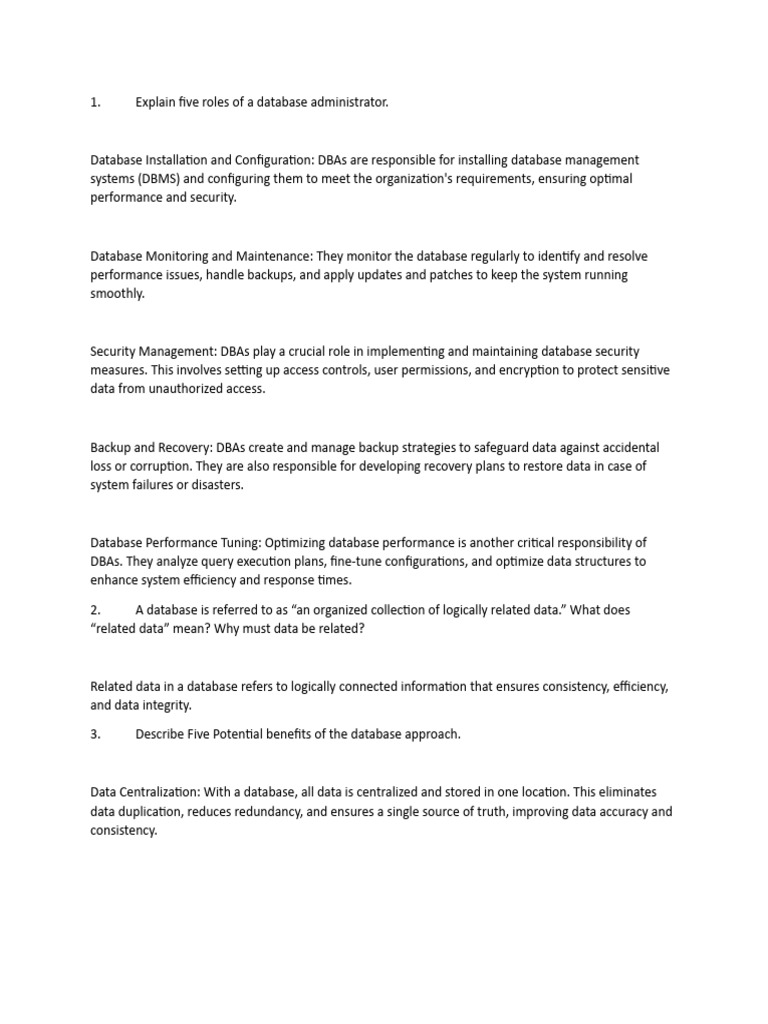 Computer Database Assignment | PDF | Databases | Database Schema