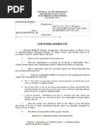 Counter-Affidavit-Totoy Mola | PDF | Justice | Legal Procedure