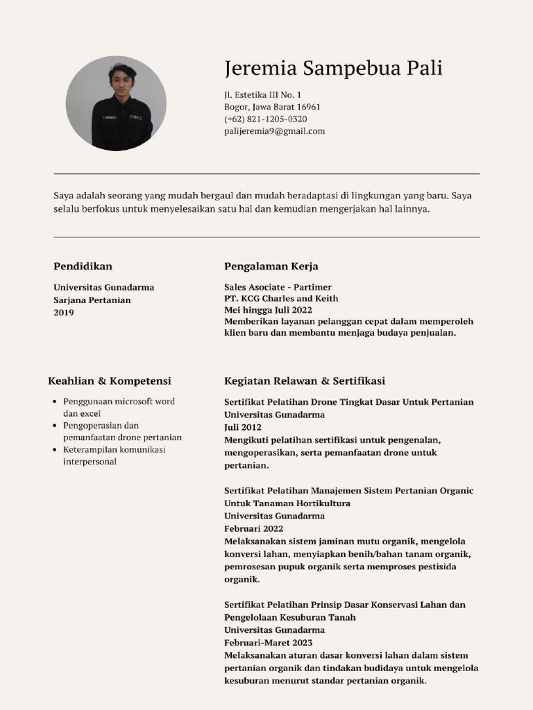 CV 3 Compressed | PDF