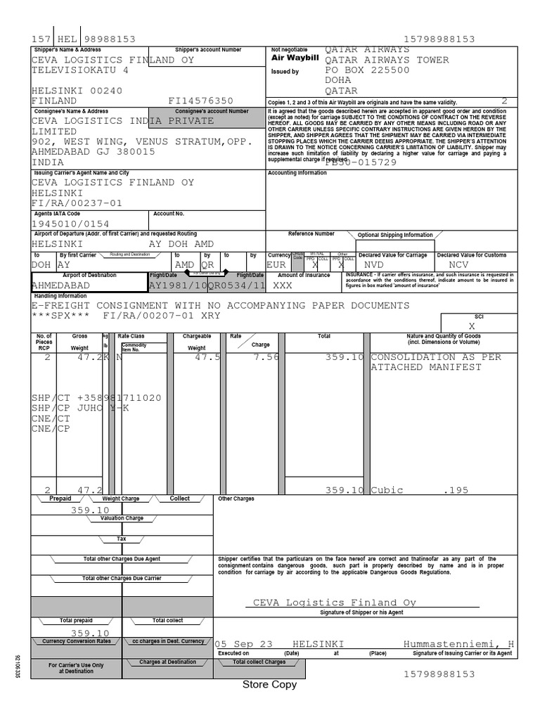 Am - Mawb | PDF | Economies | Business