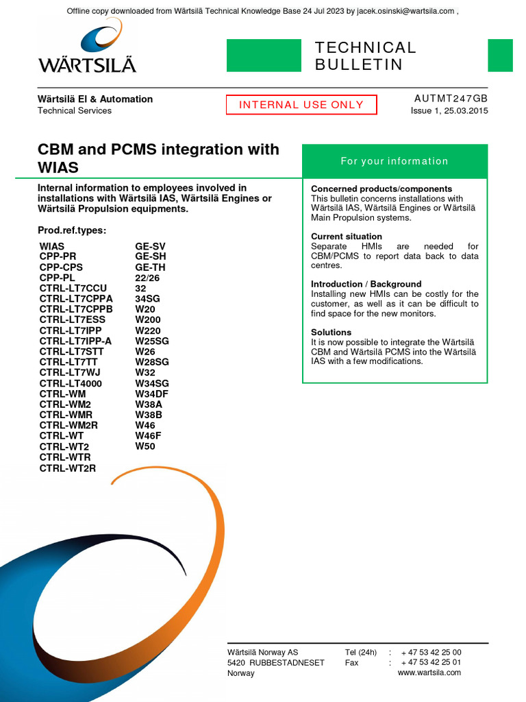 AUTMT247GB - CBM and PCMS Integration With - Internal | PDF | Computer Network | Network Topology