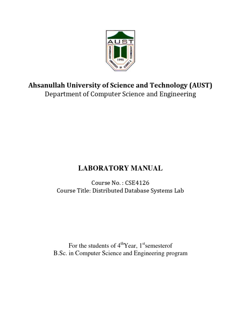 DDS Lab Manual | PDF | Pl/Sql | Sql