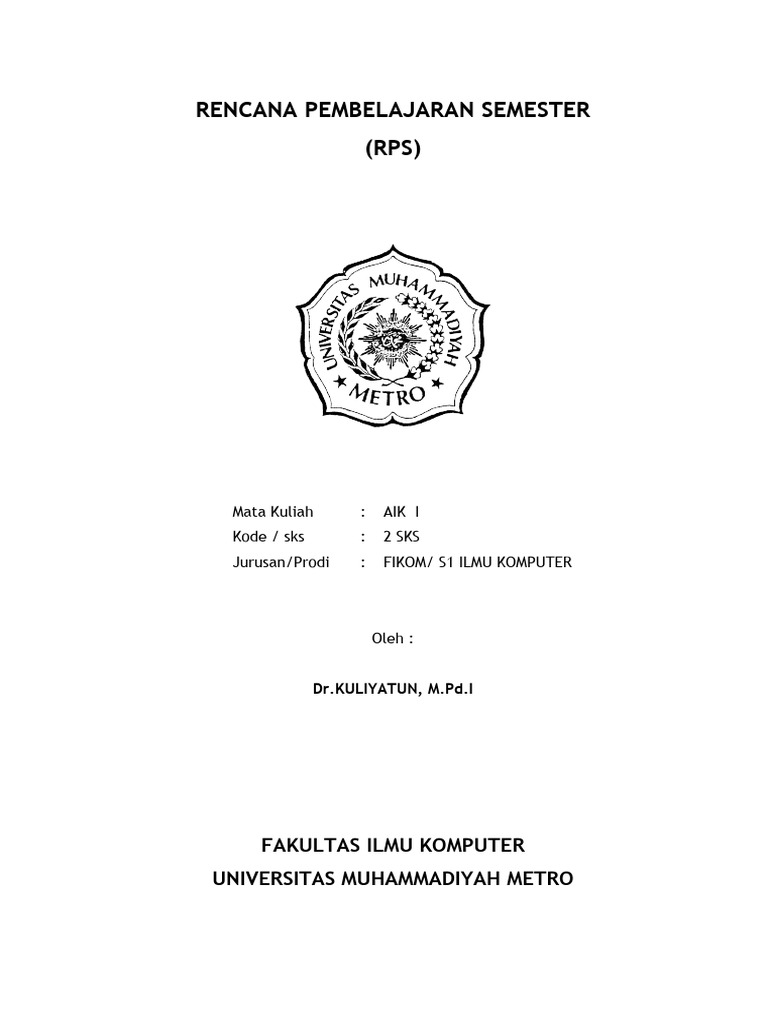 RPS Aik 1 | PDF