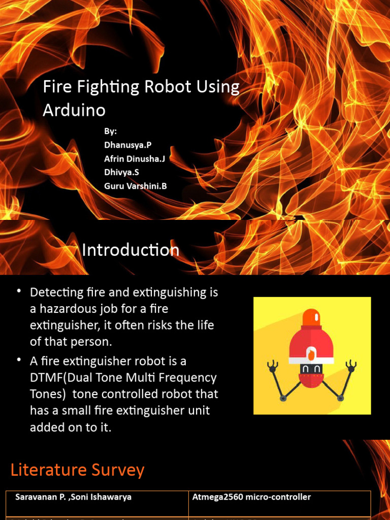 Fire Robot Project | PDF