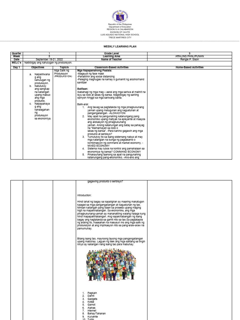 Ap-Wlp Q1-Week 5 | PDF