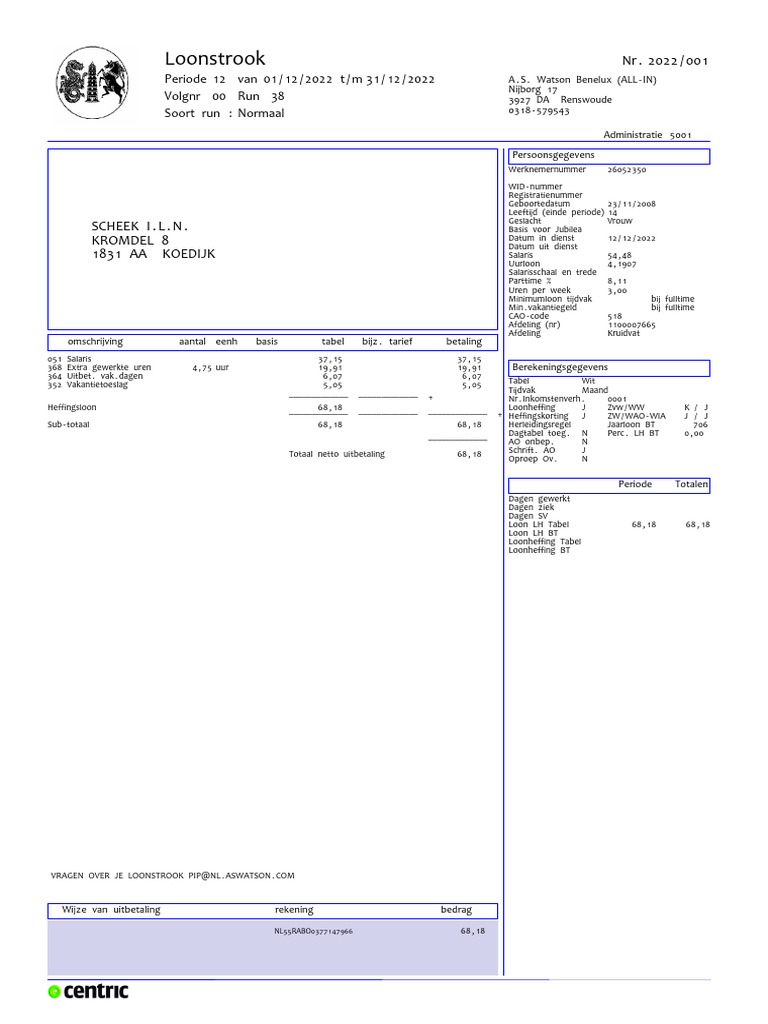 Loonstroken December-2022 2 | PDF