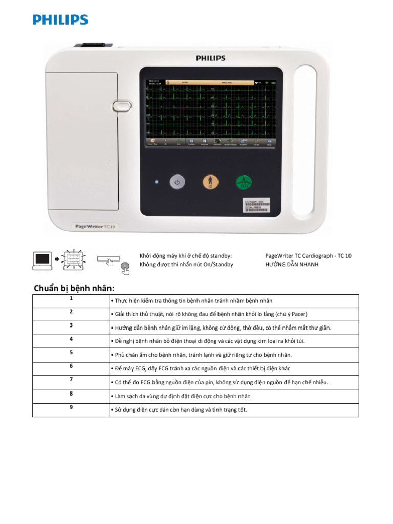TC10 Quick Guide To User VN DICOM | PDF