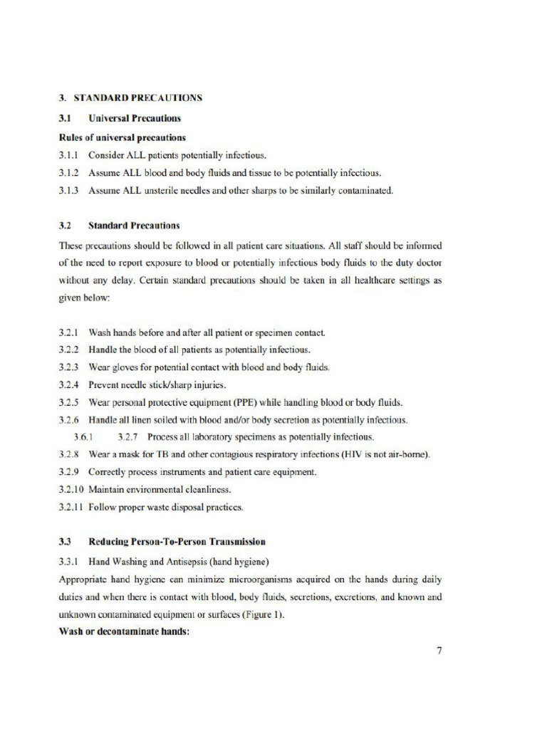 Standard Precautions | PDF