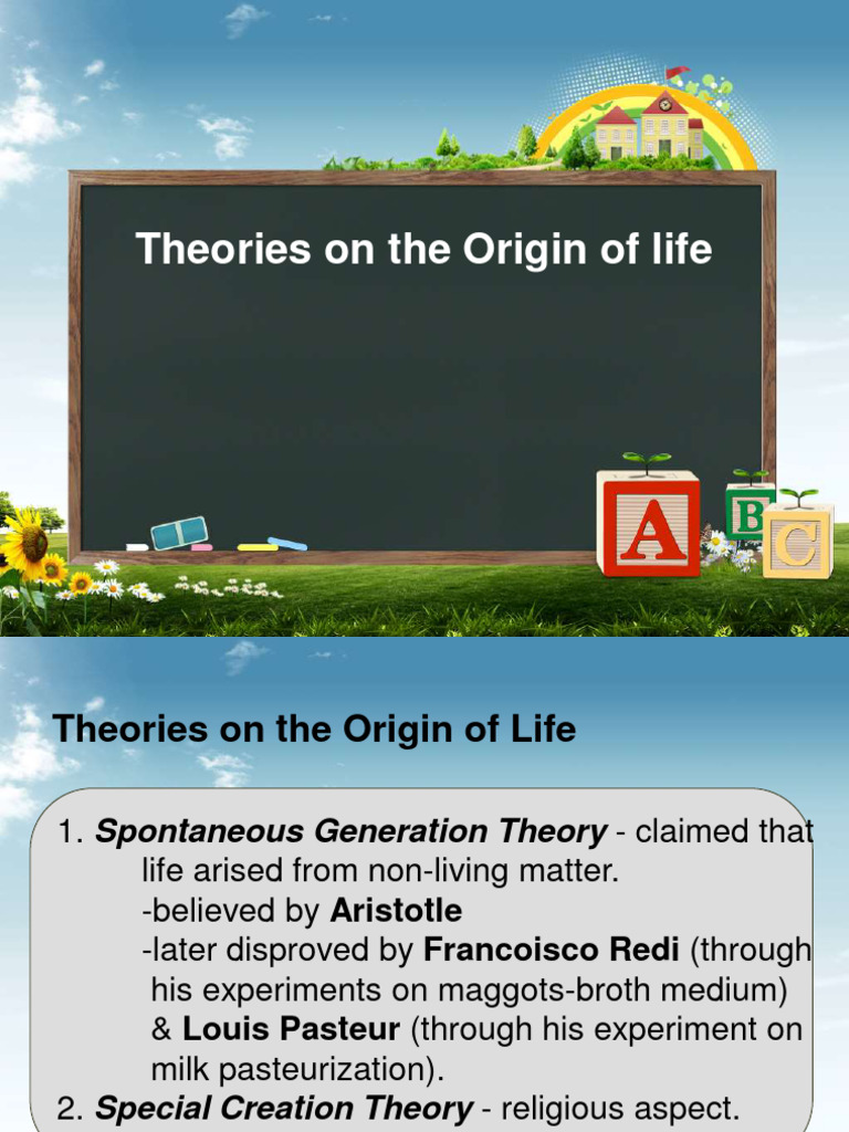 Theories On The Origin of Life | PDF | Nature