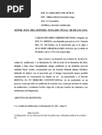 Modelo de Escrito Devolucion de Notificacion | PDF | Demanda judicial | Justicia