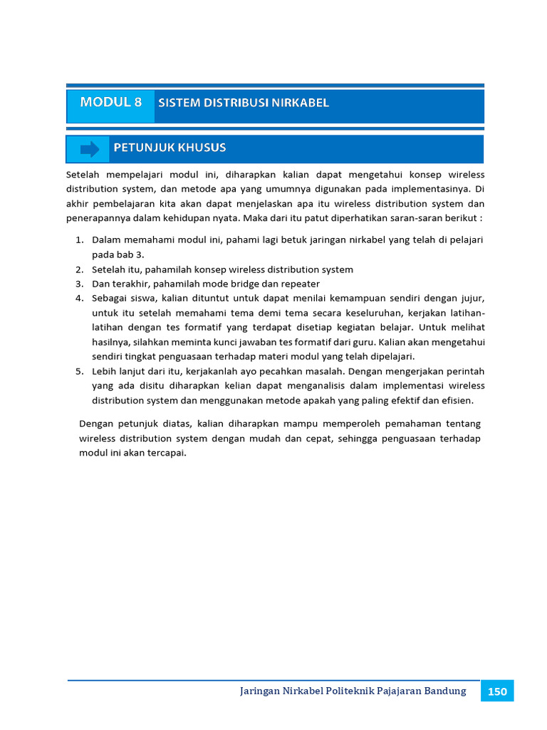 Modul 10 - Jaringan - Nirkabel | PDF