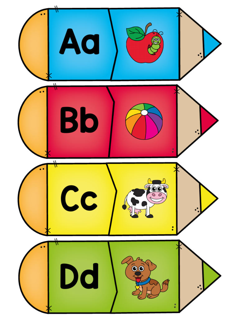 Pencil Alphabet Puzzles | PDF