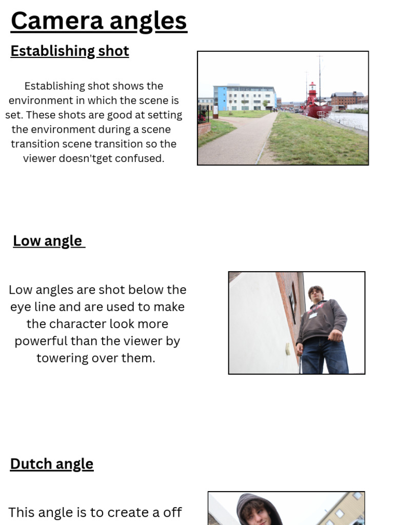 Camera Angles | PDF