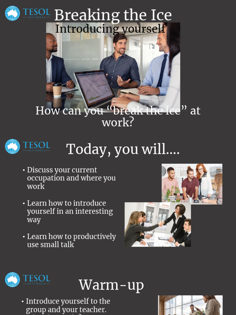 Class Breaking-The-Ice | PDF | Conversation | Human Communication