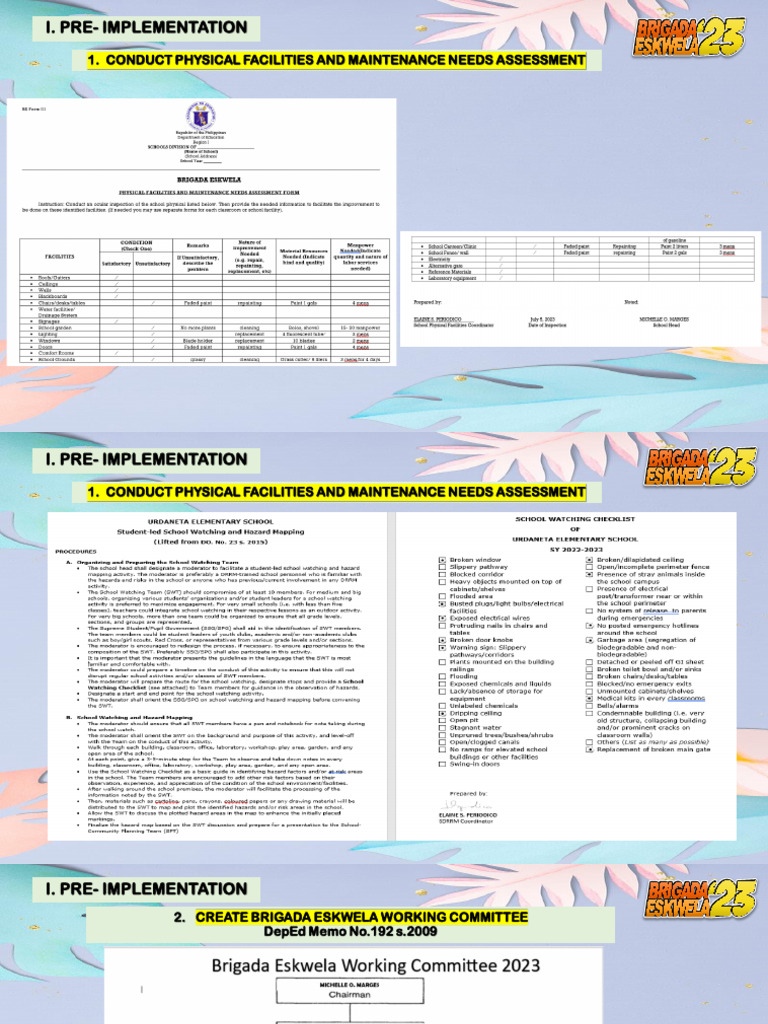 Ues Brigada Movs PDF | PDF | Needs Assessment | Volunteering