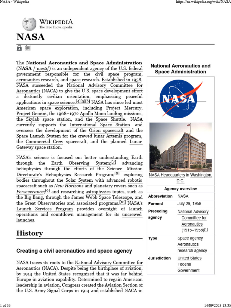 NASA | PDF | Nasa | Apollo Program