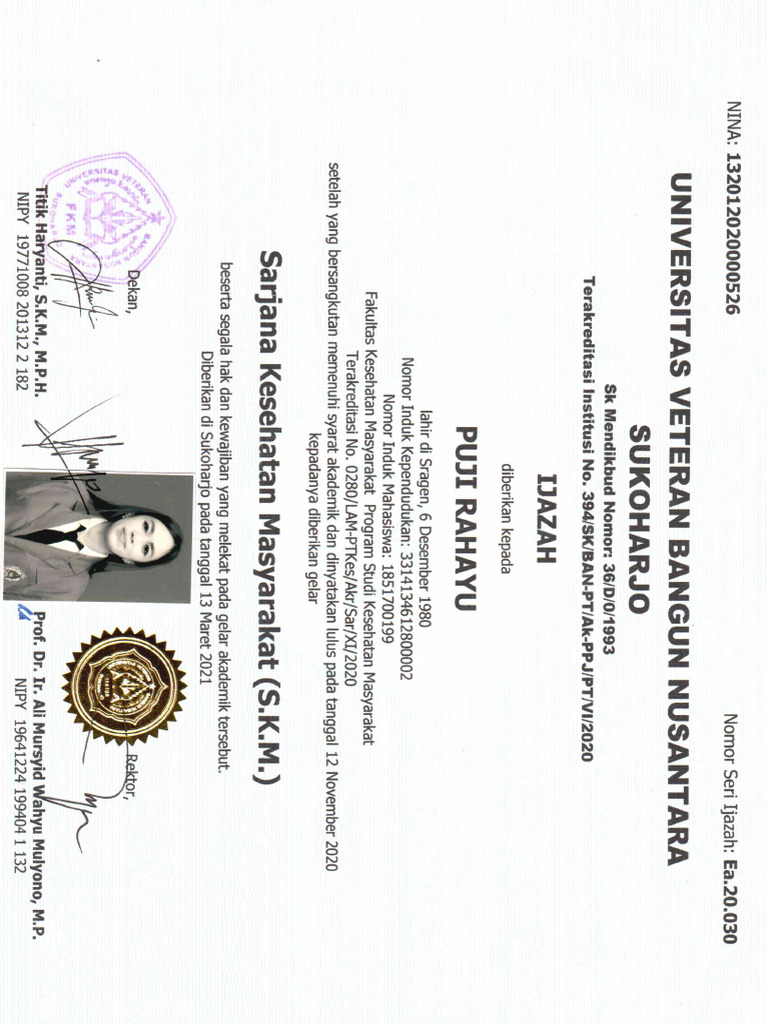 Ijazah SKM | PDF