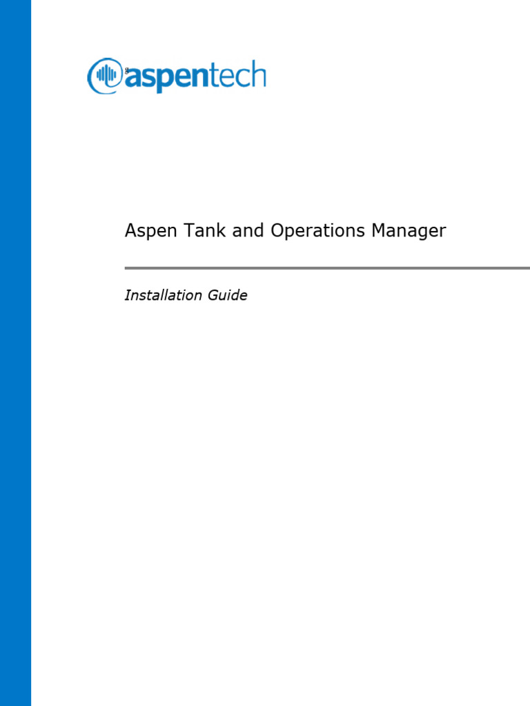 AspenAtOMSV12 Inst | PDF | Databases | Installation (Computer Programs)