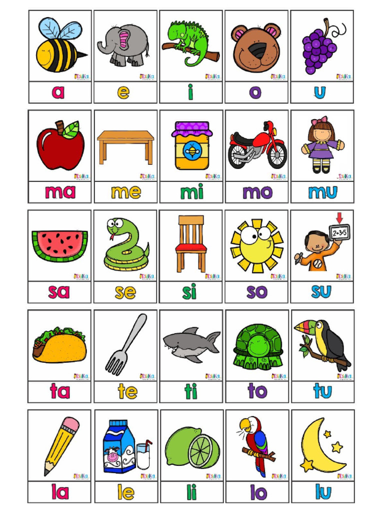Silabario Ilustrado | PDF