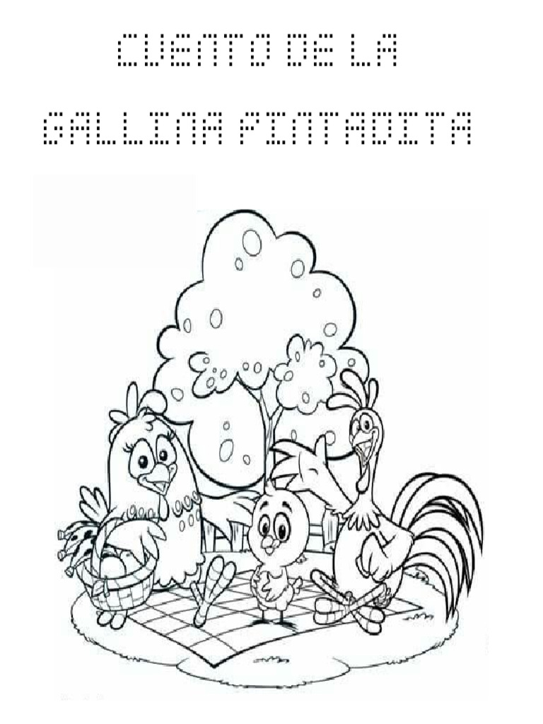 Cuento de La Gallina Pintadita 1 | PDF