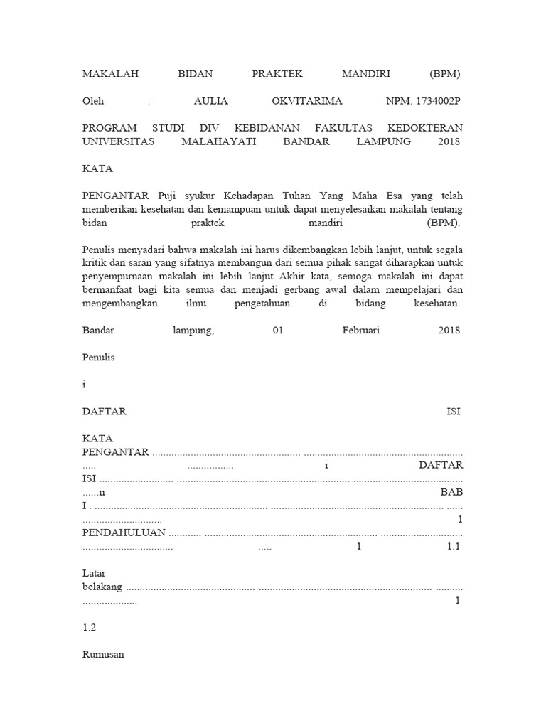 Makalah Bps | PDF | Bisnis | Teknologi & Rekayasa