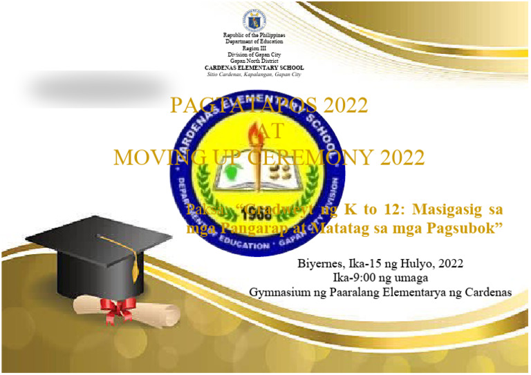 Tarp Grad& Moving Up 22 | PDF