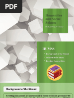 What Is Humss | PDF | Thought | Social Sciences