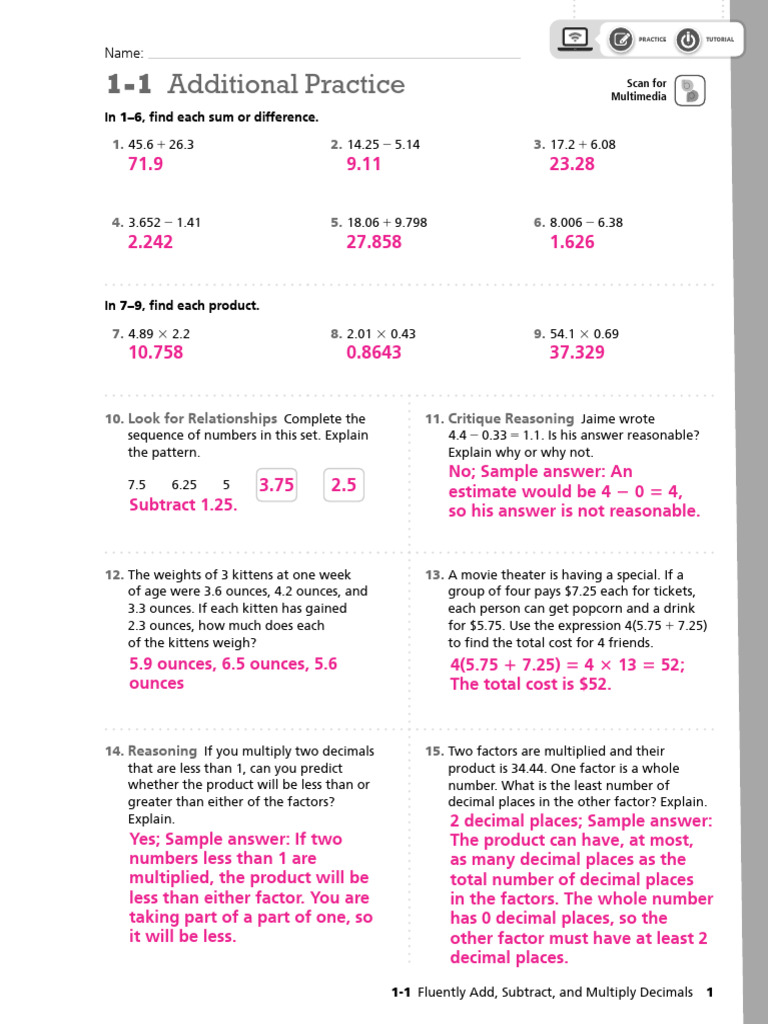 Assignment 1 and 2 Answer Key | PDF | Significant Figures | Multiplication