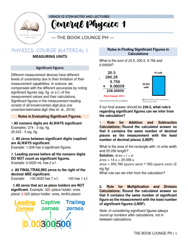 General Physics 1 | PDF | Force | Euclidean Vector