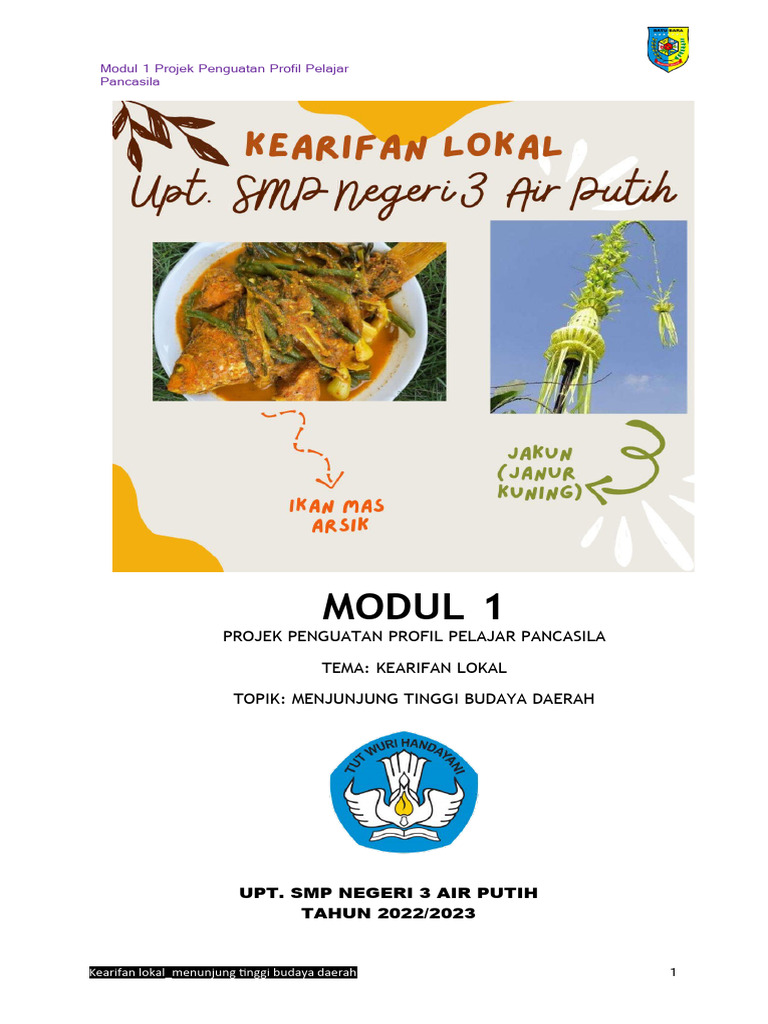 Modul Projek Kelas 7 Fix | PDF