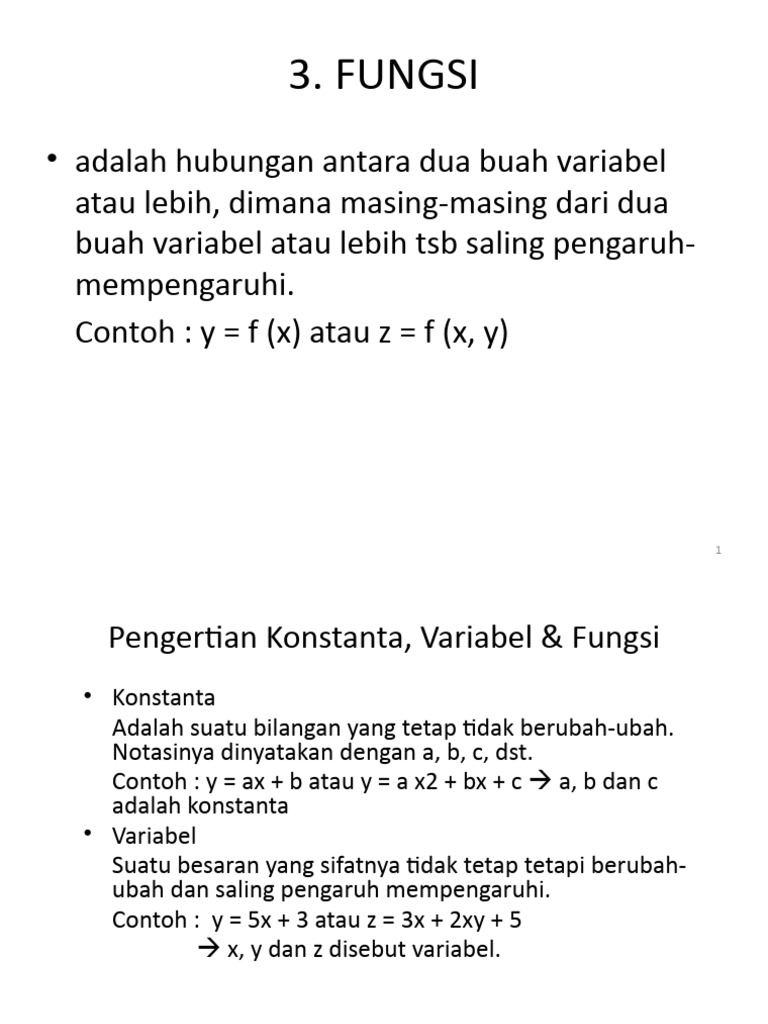 FUNGSI Pert 2 | PDF