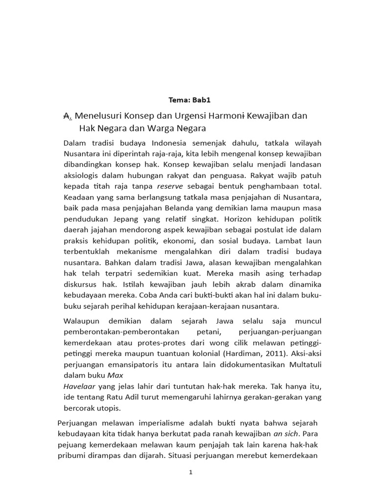 PPKN Resume | PDF