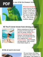 Moana (Story Structure Analysis) | PDF | Moana (2016 Film) | Maui