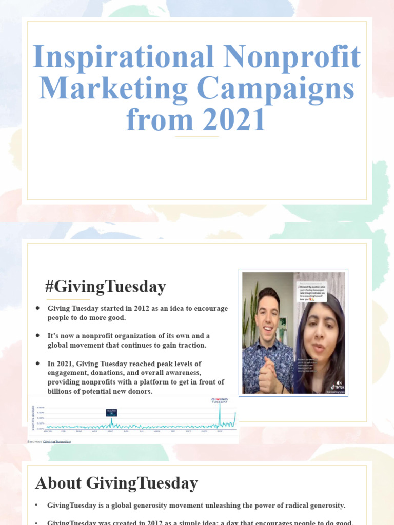 2021 Nonprofit Marketing Campaign Insights | PDF | Marketing | Target ...