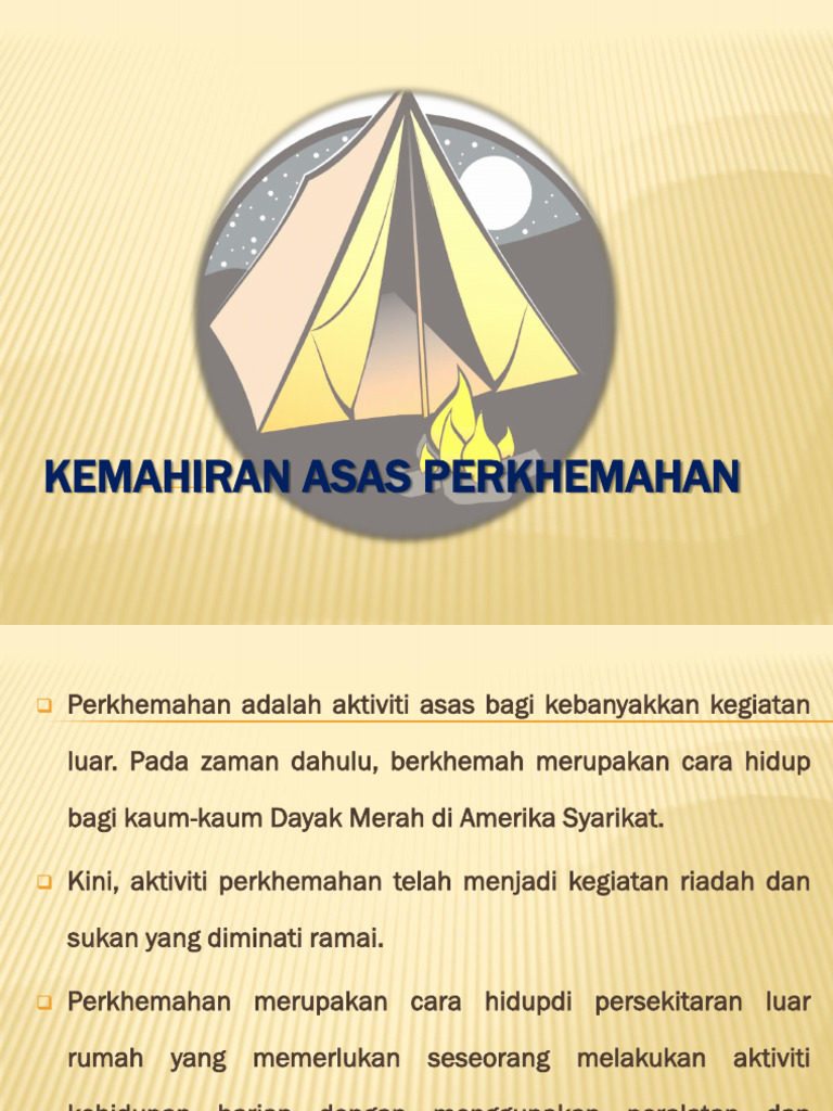 Asas Perkhemahan KRS | PDF