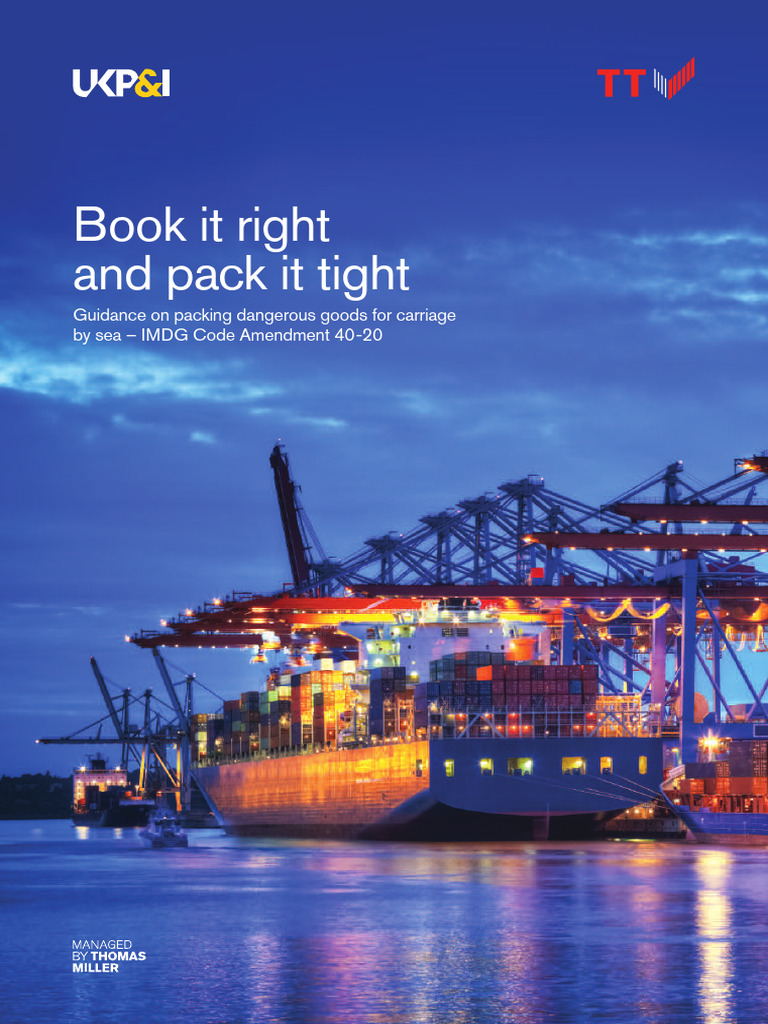 TT Club Book It Right and Pack It Tight Amendment 40 2022 | PDF ...