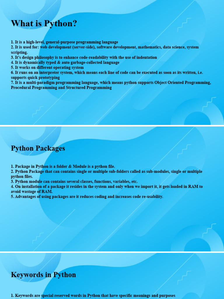 Python Docs Pdf Python Programming Language Data Type