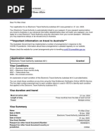 Australian ETA Form - 1554 | PDF | Travel Visa | Privacy