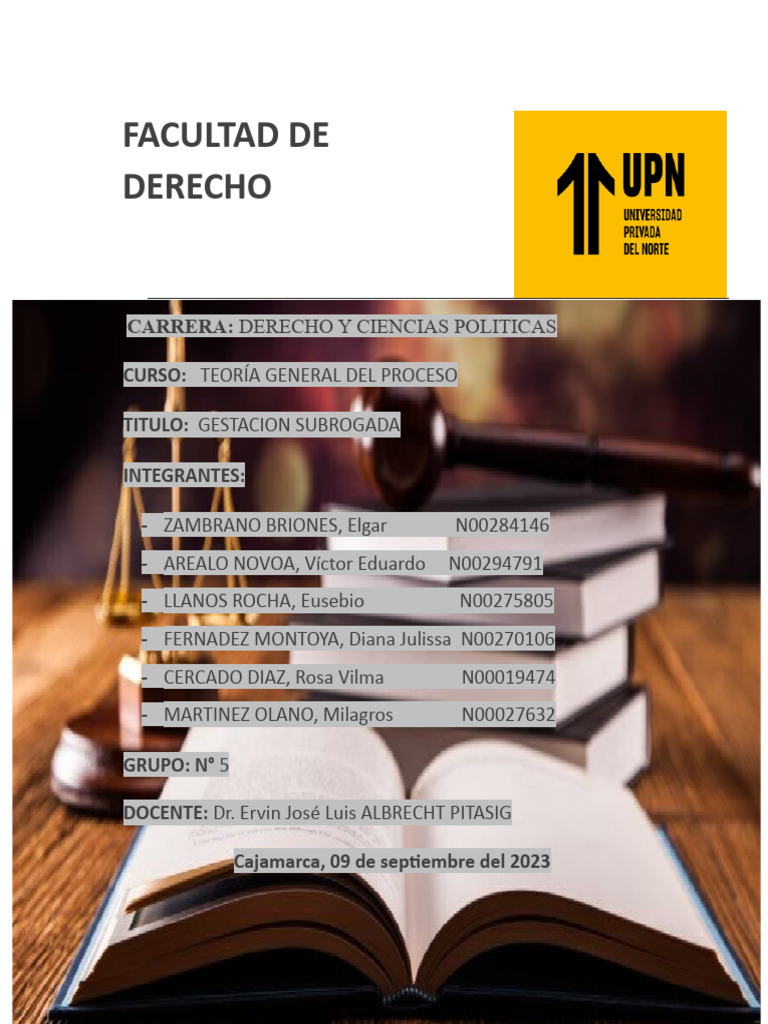 Trabajo de Campo N°3 T. G. P (1) 10'26 | PDF | Subrogación | Trata de personas