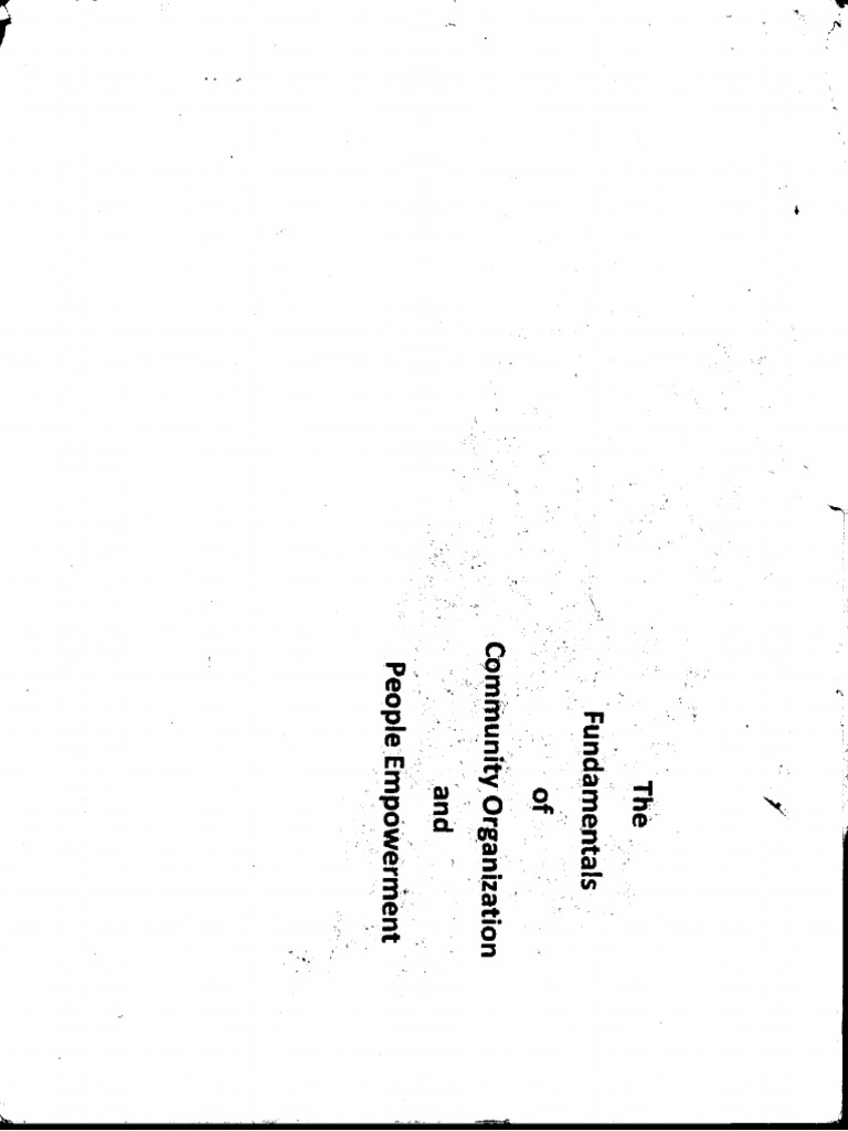 CO Community Organization | PDF