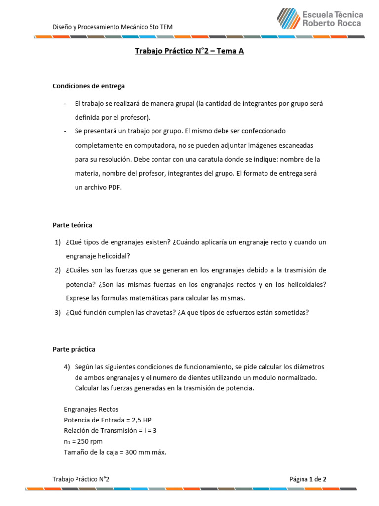 DPM 5 - Trabajo Práctico N°2 (Tema C) | PDF | Tecnología