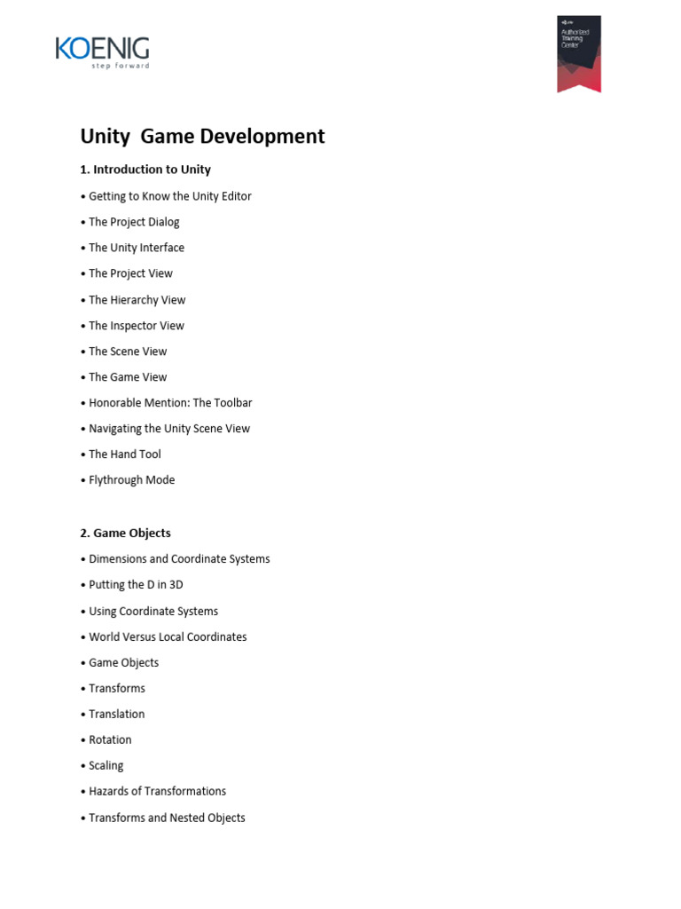Unity Game Development | PDF | 2 D Computer Graphics | Texture Mapping
