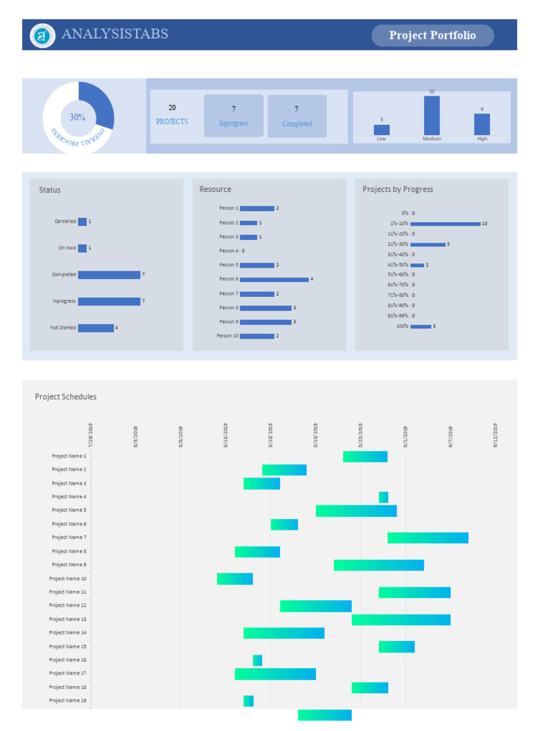 PPM05 Project Portfolio Management Template - Standard | PDF